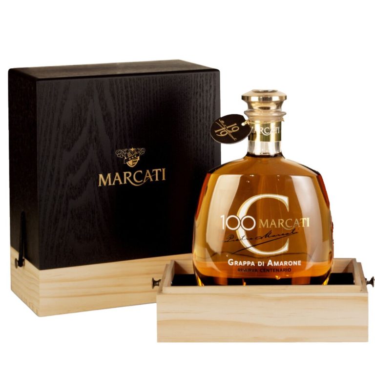 Marcati Grappa Di Amarone Riserva Centenario 2019 (Cassetta Legno ...