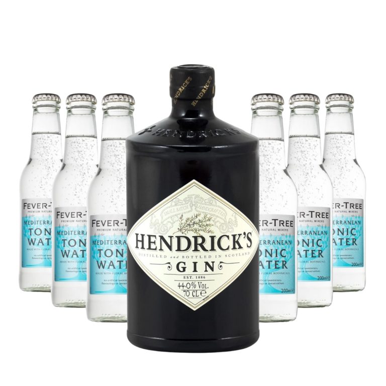 Hendrick's Gin Pack +12 Fever Tree Premium Tonic Water » World Wine ...